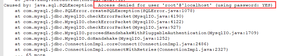 Mysql作为知识库或者业务库连接报:could Not Create Connection To Database Server
